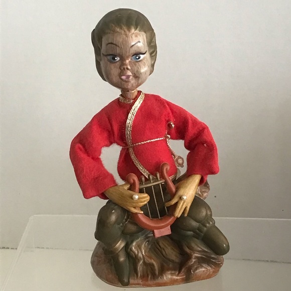 Accents | Nymph Pixie Elf With Lya Harp Wood Sprite Mythology Spirit ...